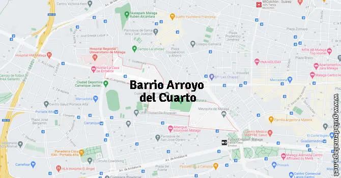Barrio Arroyo del Cuarto Distrito Cruz de Humilladero de Málaga